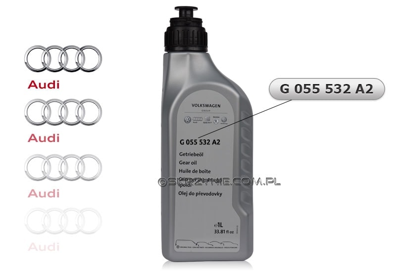 AUDI - OLEJE PRZEKŁADNIOWE - OEM - SERWISOWE OLEJE DO SKRZYŃ BIEGÓW